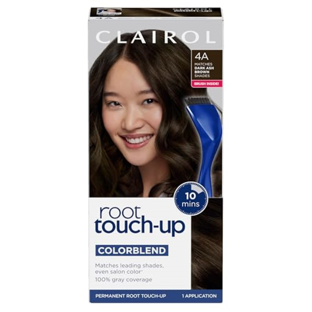 Clairol Root Touch-Up by Nice'n Easy Permanent Hair Dye, 4A Dark Ash B ...