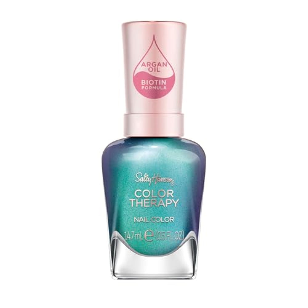 Sally Hansen Color Therapy Nail Polish, Reflection Pool, Pack of 1 ...